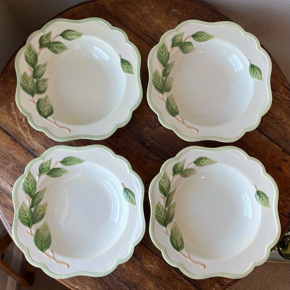 Fitz and Floyd | Dining | Fitz And Floyd Sommer Hill Pattern Leaf Rim ...